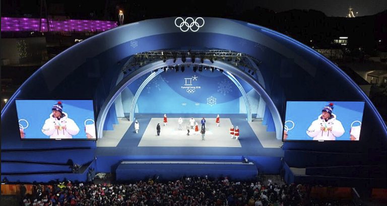 EAW Adaptive reinforces sound at Olympics medals stage | AV Magazine