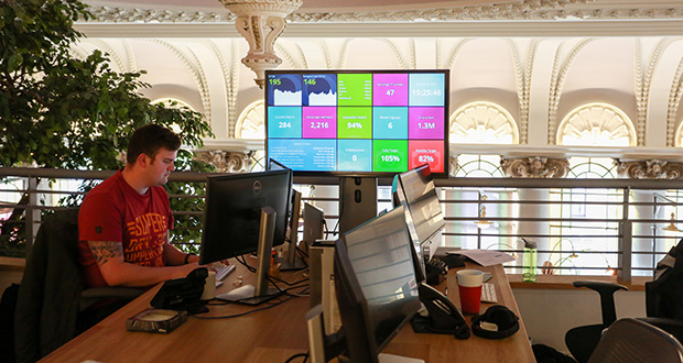 The 'coolest office in Scotland' installs LG displays | AV Magazine