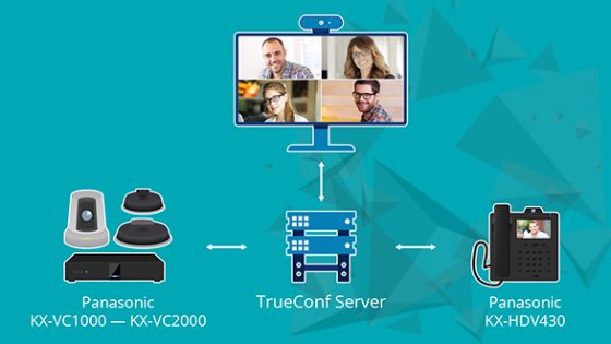 Trueconf announces Panasonic conferencing integration