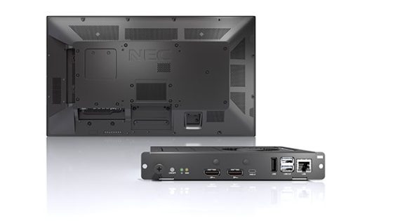 NEC unveils Slot-in PCs for every signage application