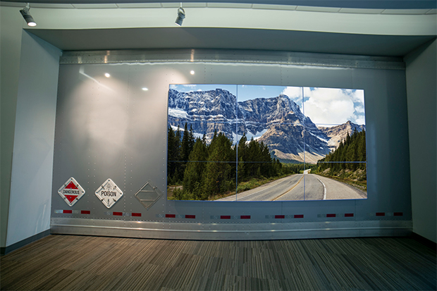 Custom structure in curved Christie video wall challenge | AV Magazine