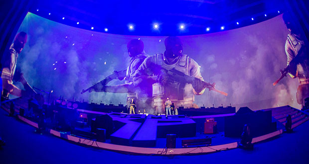 Christie directs content on world’s biggest gaming screen | AV Magazine