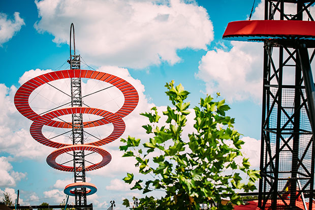 ROE LED Strips light four-ringed festival towers | AV Magazine