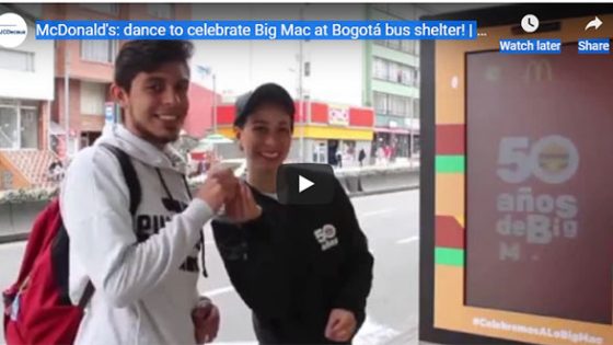 The McDonald's Big Mac digital signage dance | AV Magazine