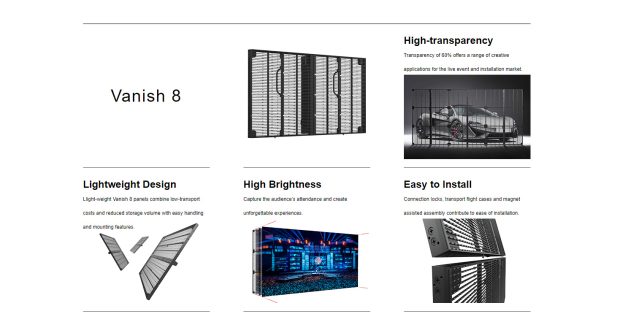 ROE Visual launches Vanish 8 transparent LED screen | AV Magazine