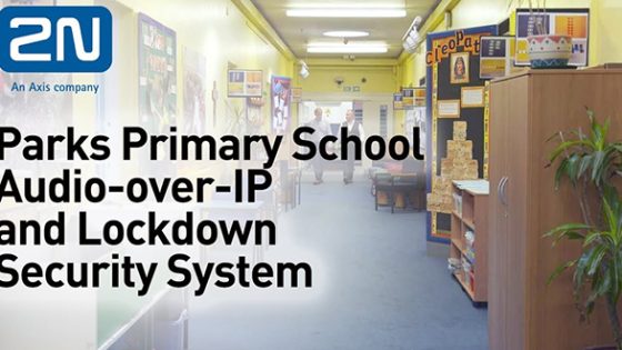 The integrated AV-over-IP school lockdown system