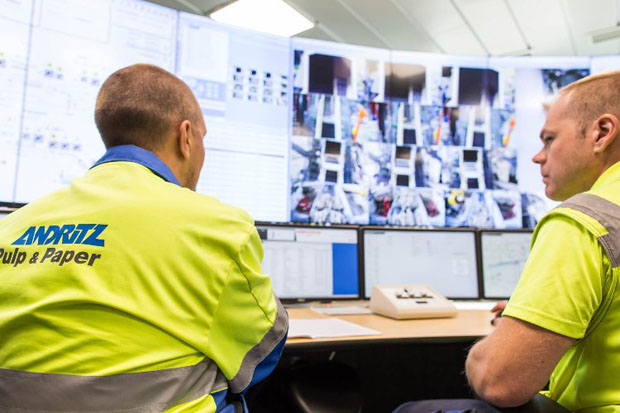 The control room video wall at a €1.2 billion softwood mill | AV Magazine