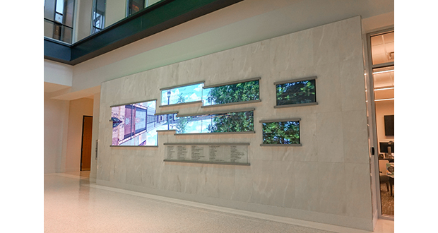Custom-shaped video display symbolises innovation | AV Magazine