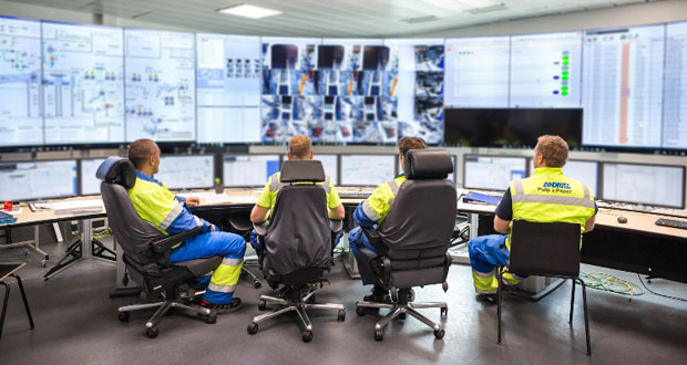 The control room video wall at a €1.2 billion softwood mill | AV Magazine