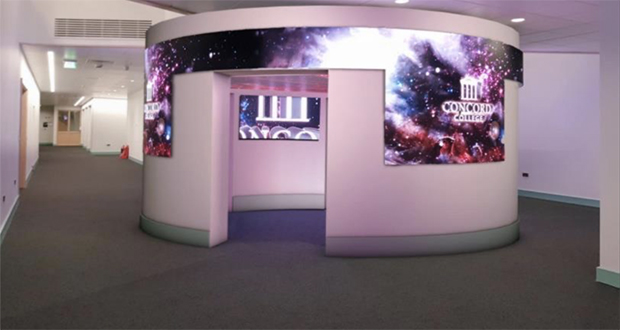 Top STEM secondary school installs cylindrical LED displays | AV Magazine