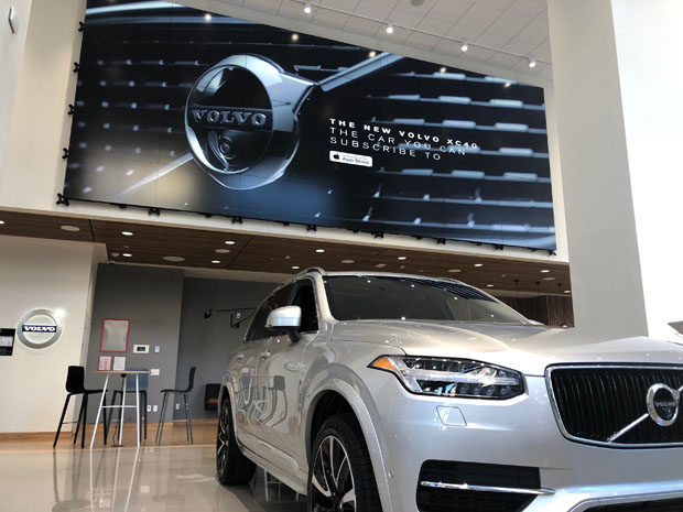 Volvo's 7x5 video display draws viewers in on Auto Row | AV Magazine