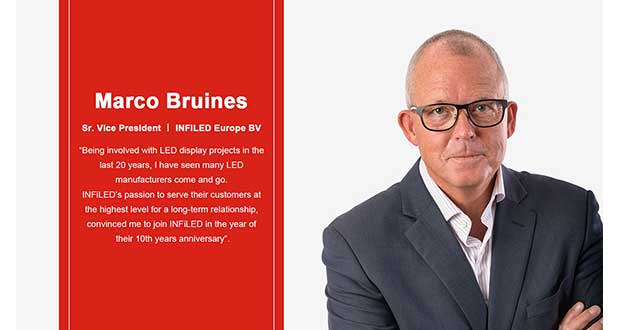 INFiLED appoints Marco Bruines to European role | AV Magazine