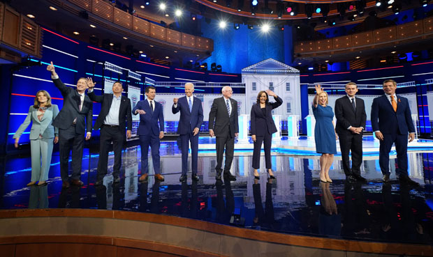 LED tiles beat video wall in presidential debate | AV Magazine