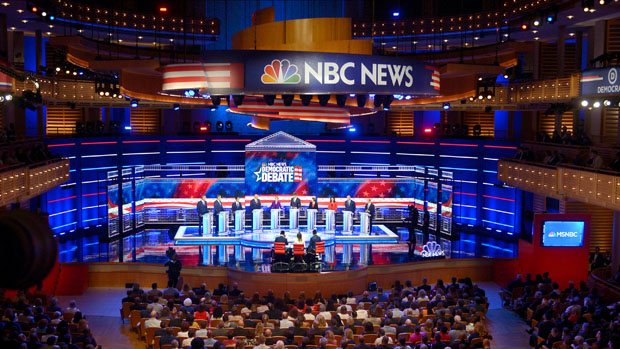 LED tiles beat video wall in presidential debate | AV Magazine