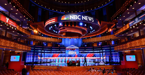LED tiles beat video wall in presidential debate | AV Magazine