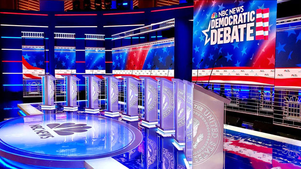 LED tiles beat video wall in presidential debate | AV Magazine