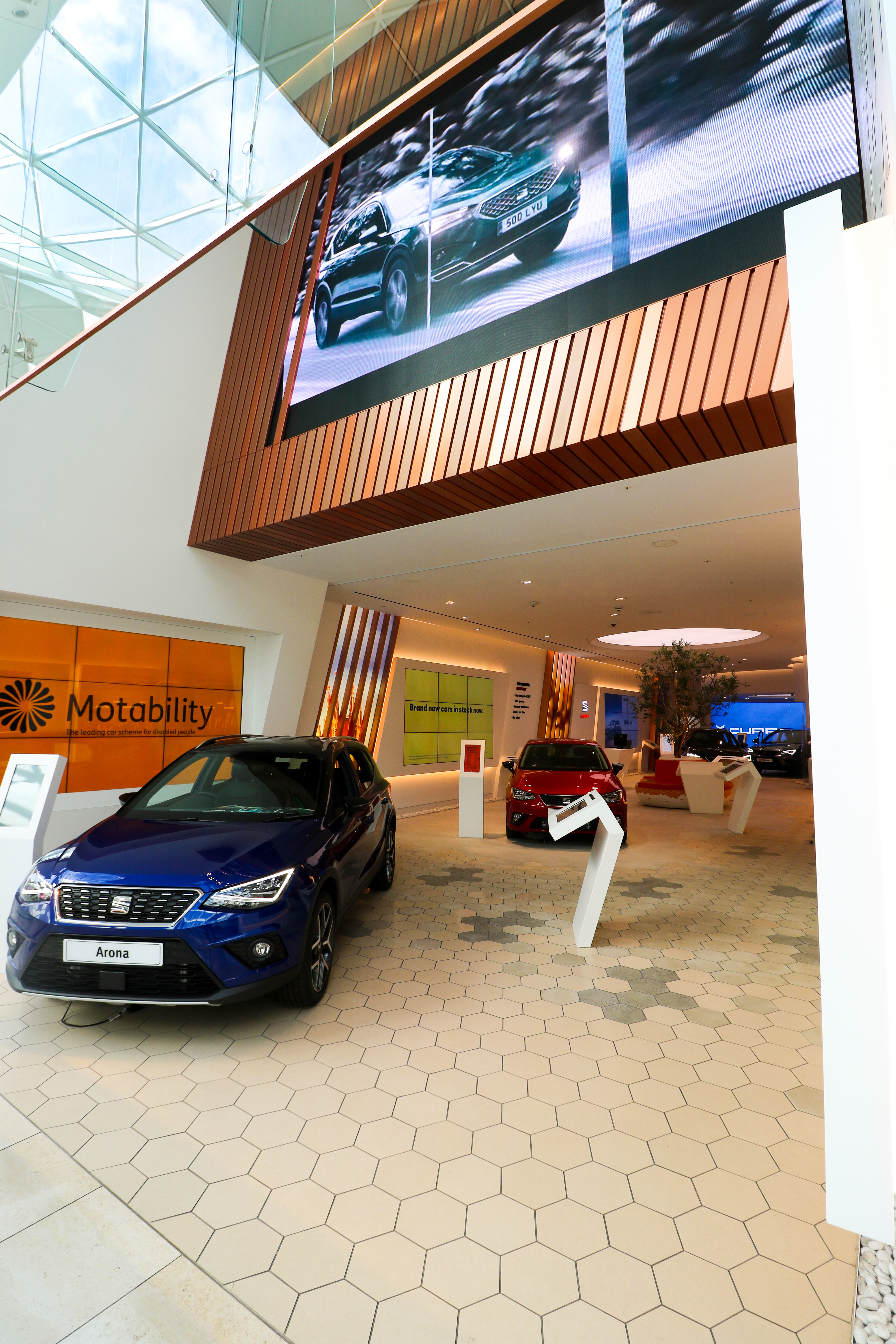 Showroom shows off in the shopping centre