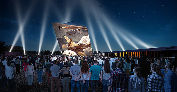 War museum show combines projection and dance | AV Magazine