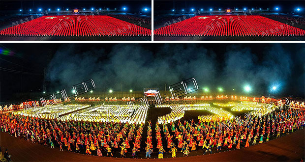 Chinese celebrate with 3,290 handheld LED screens | AV Magazine