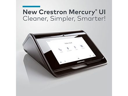 Crestron Mercury UI made simpler and more refined
