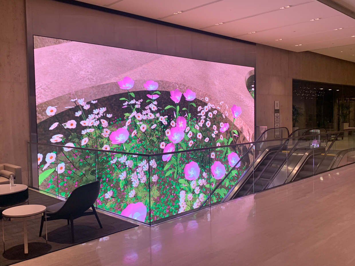 Local content for city's largest LED lobby display | AV Magazine