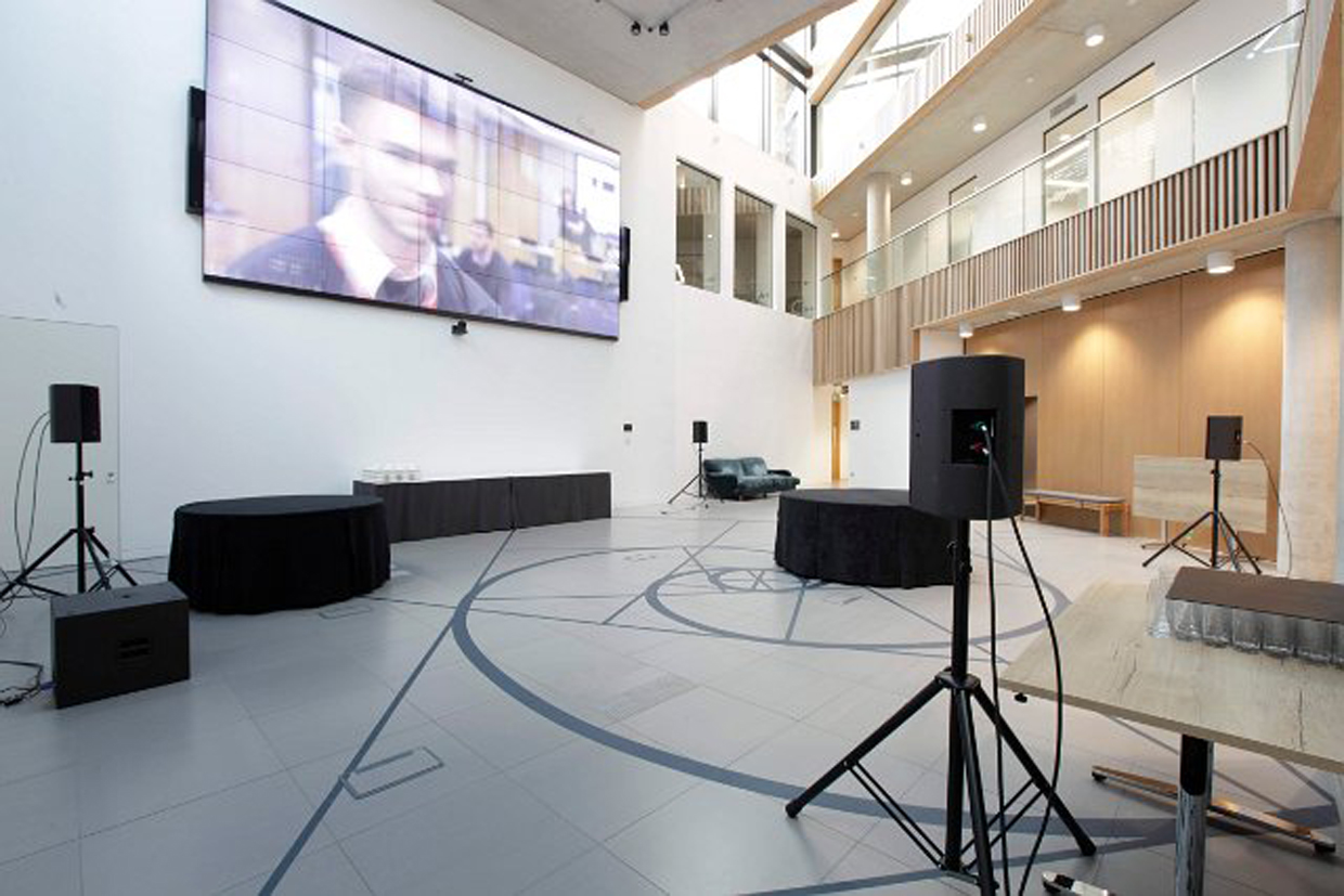 High-end gallery speakers at a high-profile institute | AV Magazine