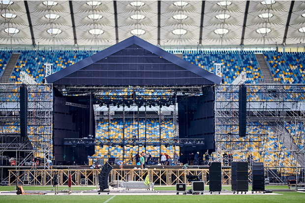 Scalable line arrays debut in Ukraine's largest arena