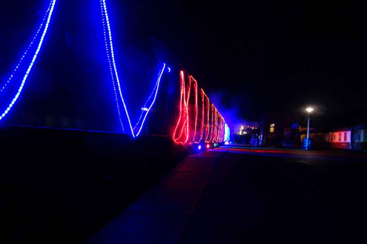 Magical Christmas trains feature GPS-triggered LED | AV Magazine