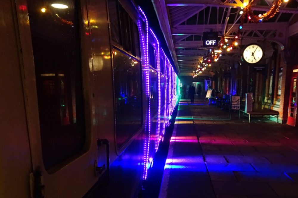 Magical Christmas trains feature GPS-triggered LED | AV Magazine
