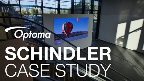 Optoma LED display takes centre stage in HQ foyer