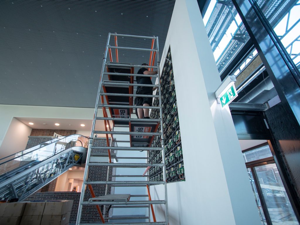 Optoma LED display takes centre stage in HQ foyer | AV Magazine