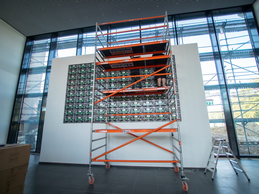 Optoma LED display takes centre stage in HQ foyer | AV Magazine