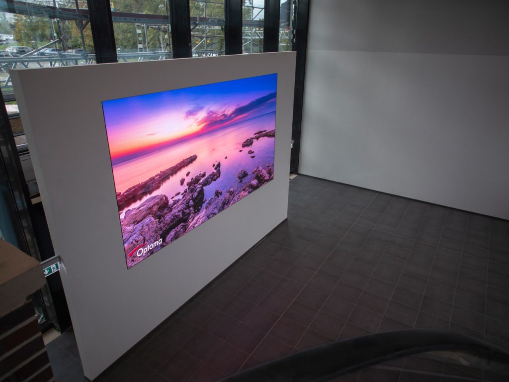 Optoma LED display takes centre stage in HQ foyer | AV Magazine