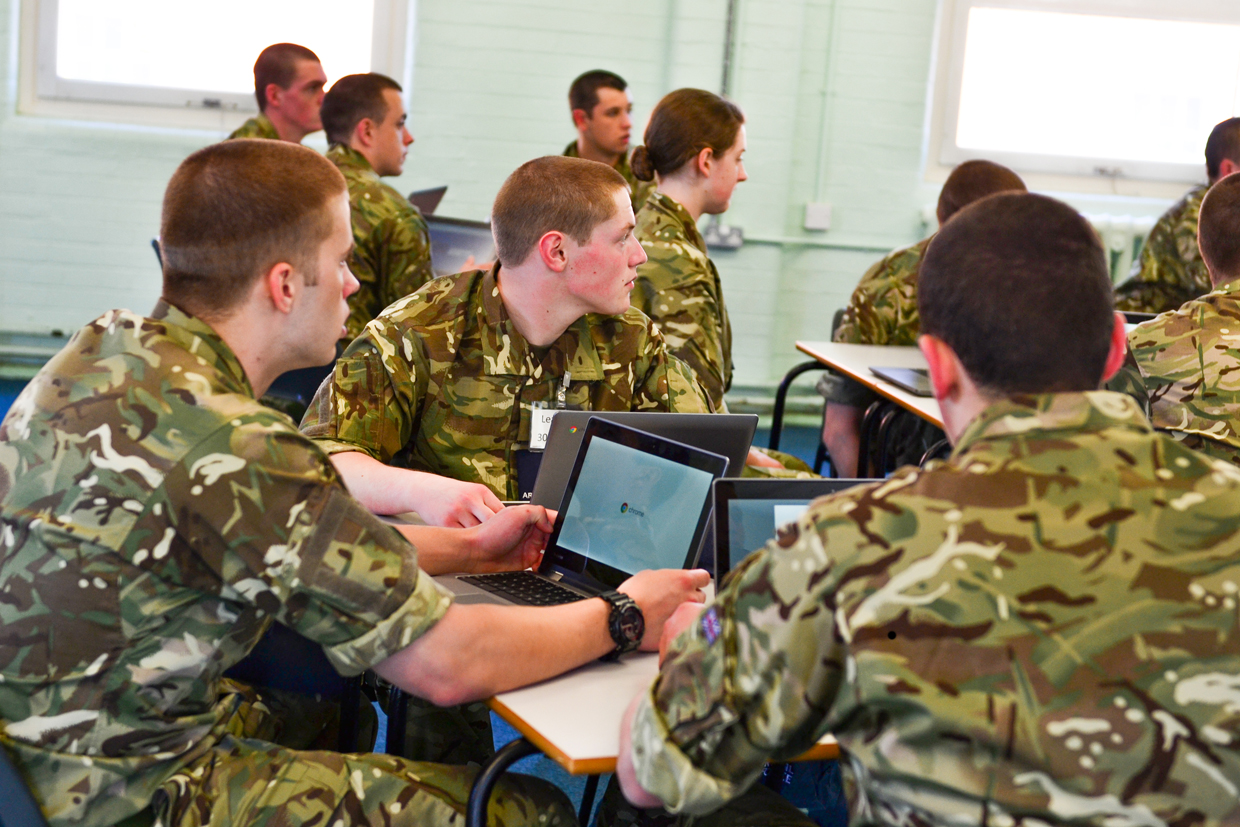 Bringing blended learning to the Armed Forces