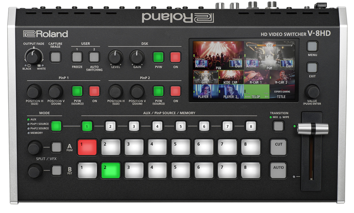 Roland's 'world-first' 8-input HDMI video switcher | AV Magazine