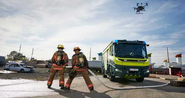 Drone imagery integrated into fire service systems | AV Magazine