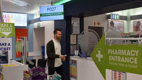 Queue number screens assist with social distancing | AV Magazine