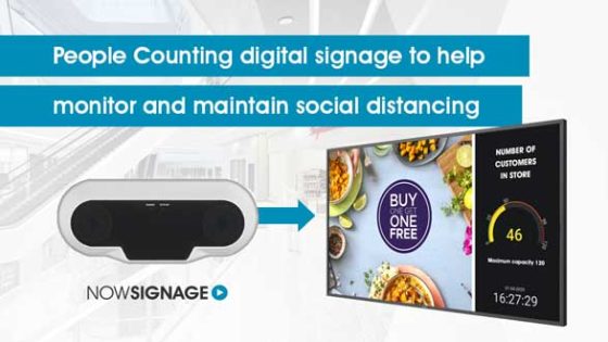 People-counting digital signage ensures safety | AV Magazine