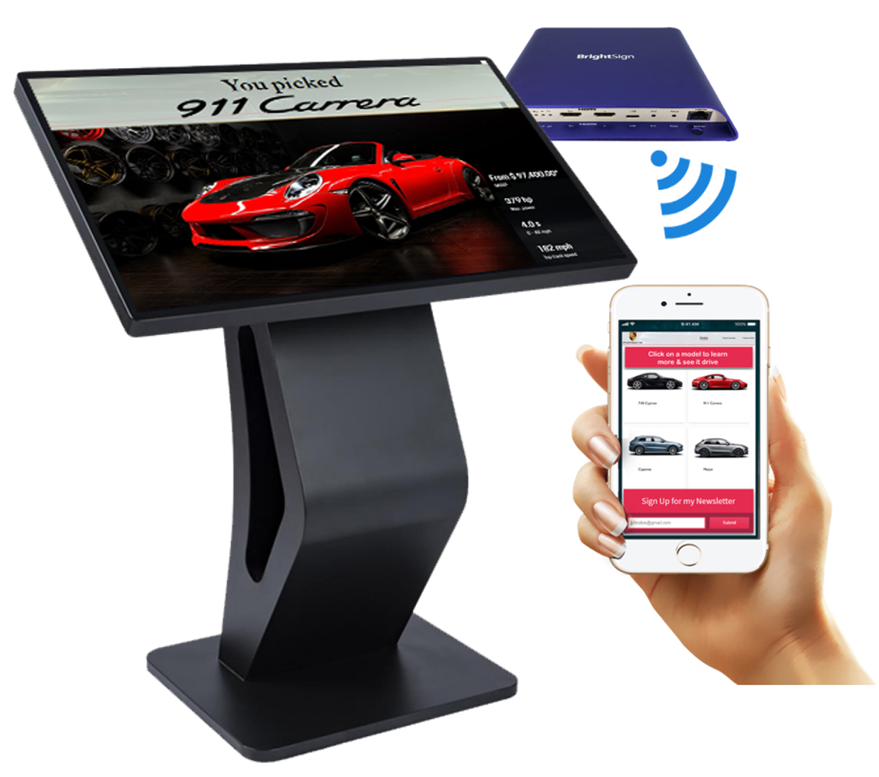 BrightSign launches touch-free digital signage UIs | AV Magazine