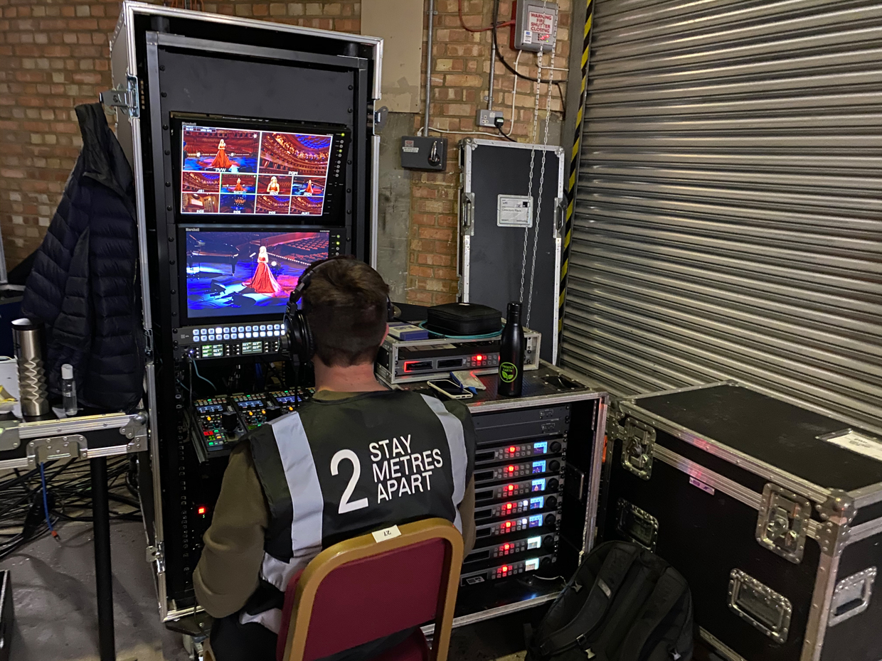 Socially distanced crew produces RAH VE Day event | AV Magazine