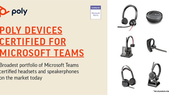 Poly 'leads market' with more than 20 Teams devices