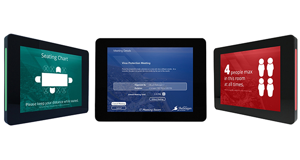 Voice-activated room signs address germ concerns | AV Magazine