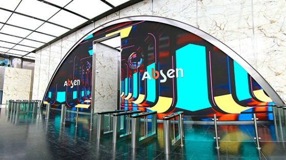 Absen's arched 12K video wall 'inspires awe' | AV Magazine