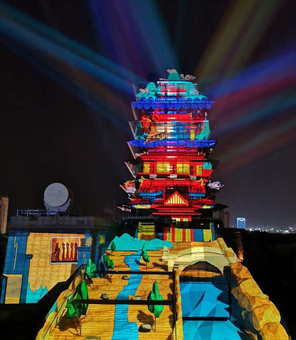 Christie projectors light up Yellow River tower | AV Magazine