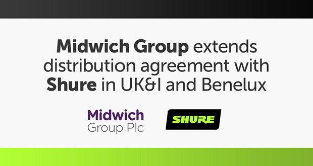 Midwich extends Shure role to UK&I and Benelux | AV Magazine