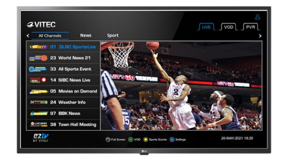 VITEC launches digital signage collaboration with LG
