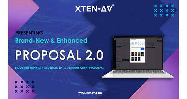 XTEN-AV upgrades AV design platform with Proposal 2.0 | AV Magazine