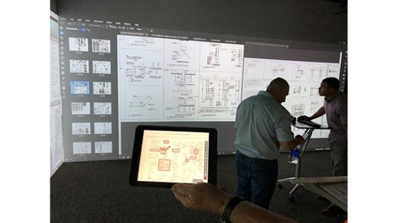 BIM CUBE collaboration benefits from blended projection