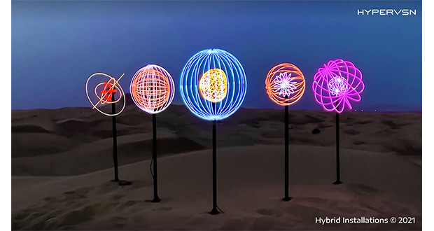 Holographic art defies sandstorms and desert heat | AV Magazine