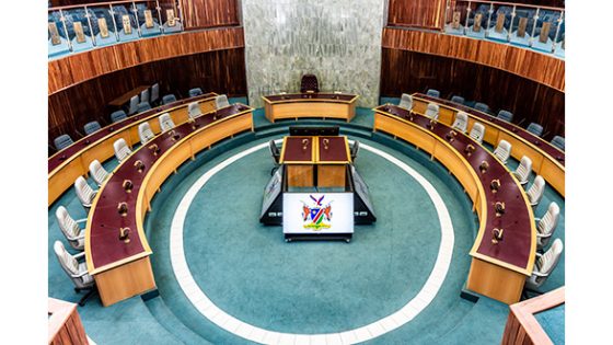 Inside the Cabinet Chamber in the Republic of Namibia